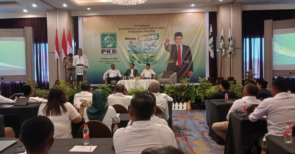 PKB Maluku Gelar Sosialisasi Hasil Muktamar PKB Tahun 2024 – Indonesia ...